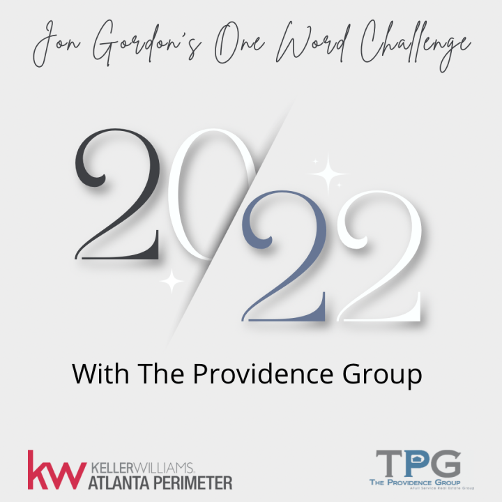 Jon Gordon’s One Word Challenge with TPG - The Providence Group